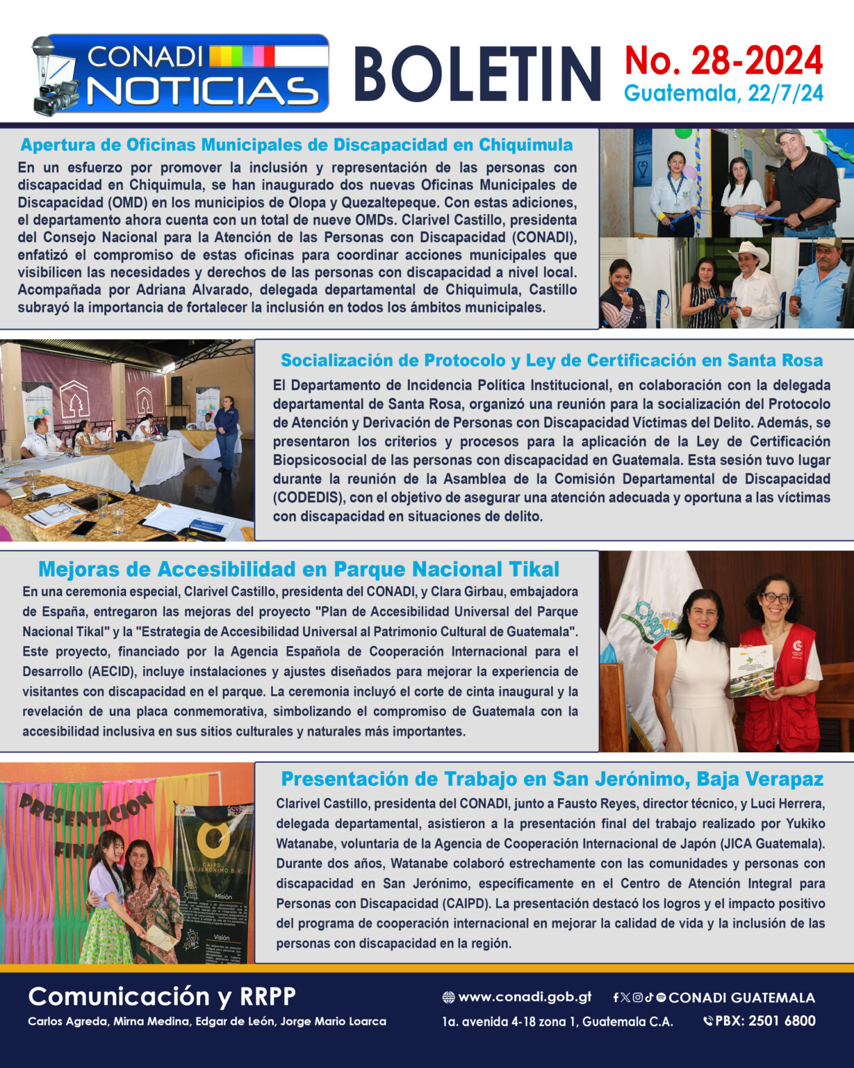 BOLETÍN 28-2024 – Consejo Nacional para la Atención de las Personas con ...