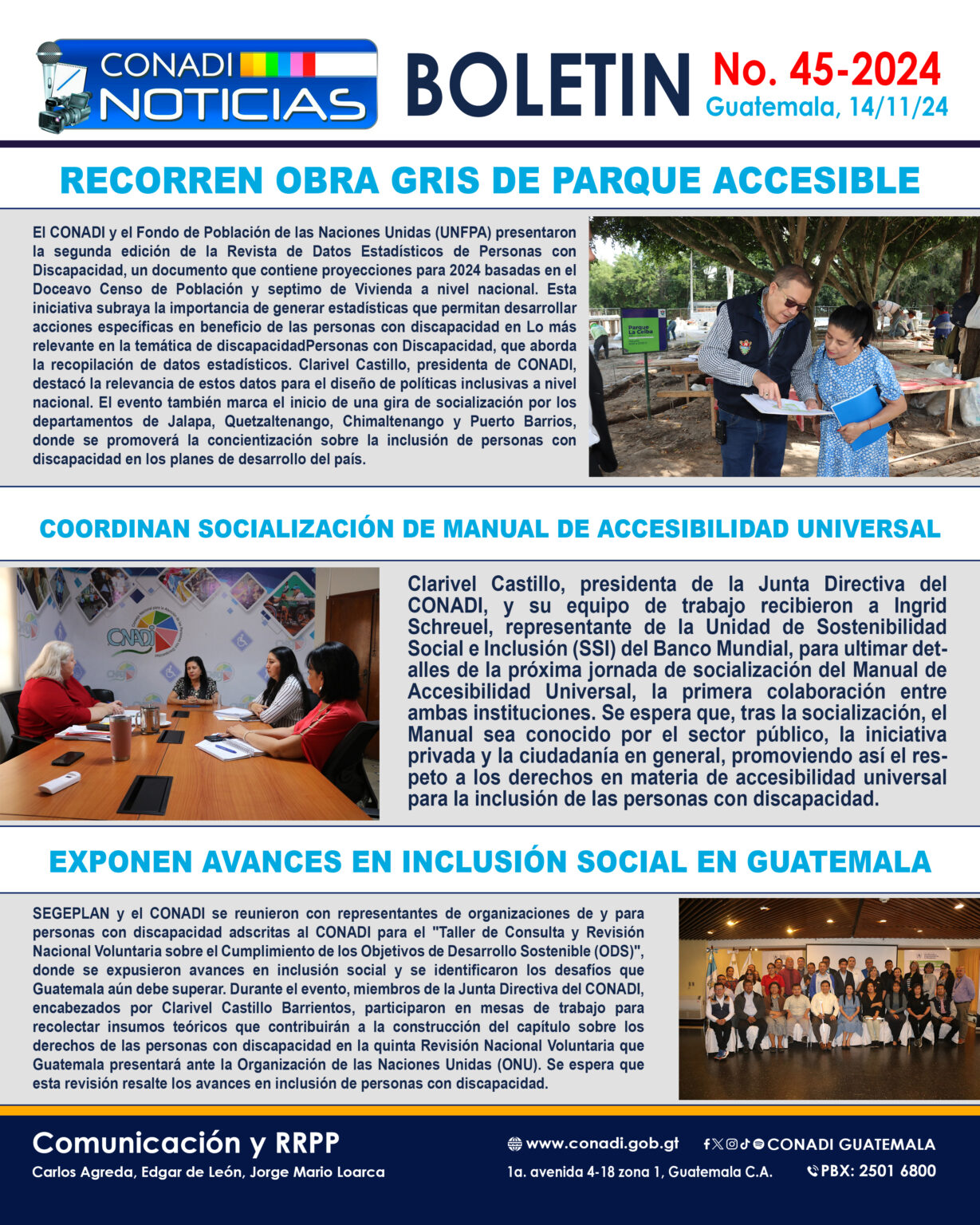 BOLETÍN 45-2024 – Consejo Nacional para la Atención de las Personas con ...